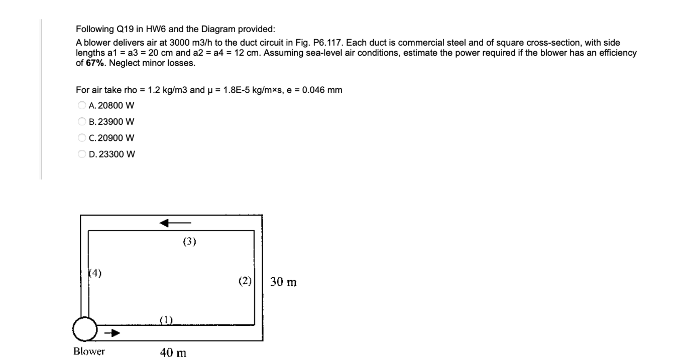 Solved Following Q19 ﻿in HW6 ﻿and the Diagram provided:A | Chegg.com