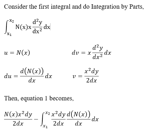 Solved Consider the first integral and do Integration by | Chegg.com