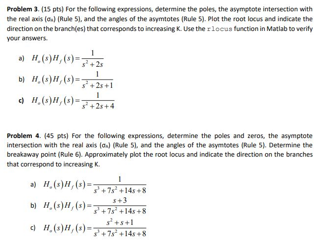 Solved Problem 3 15 Pts For The Following Expressions