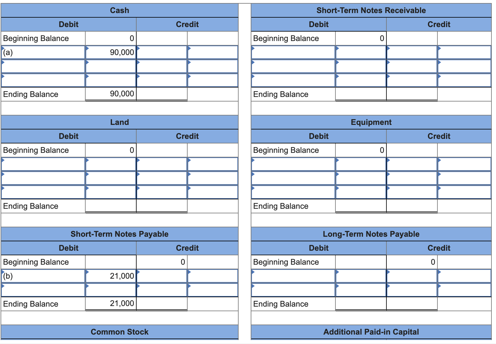 Solved Show me the steps to solve completing a T-account: | Chegg.com