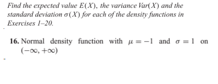 Solved Find the expected value E(x), ﻿the variance Var(x) | Chegg.com