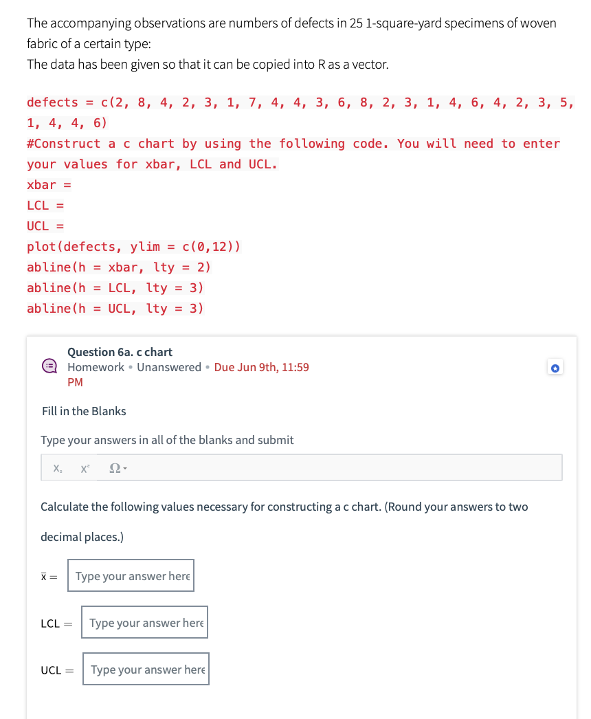 Solved The accompanying observations are numbers of defects | Chegg.com
