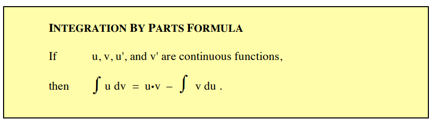 Solved Compare to methods for integration by parts using the | Chegg.com