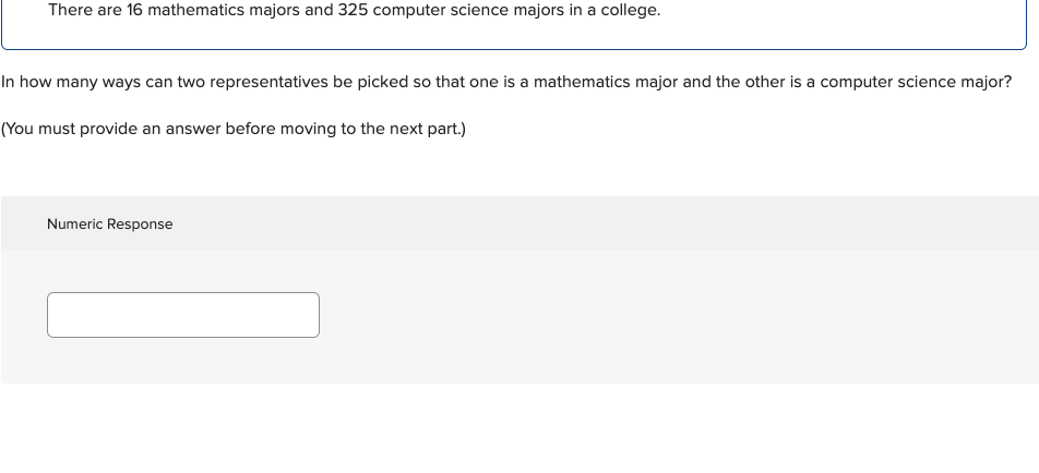 Solved There are 16 mathematics majors and 325 computer | Chegg.com