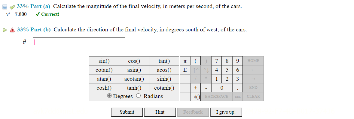 Solved (11\%) Problem 9: Two cars collide at an icy | Chegg.com Solved (11\%) Problem 9: Two cars collide at an icy | Chegg.com