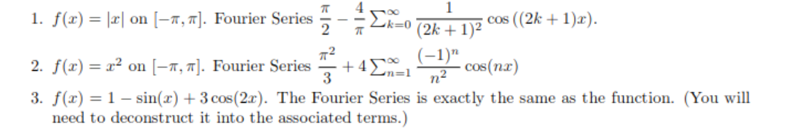 Solved For the given problems, you have a defined periodic | Chegg.com