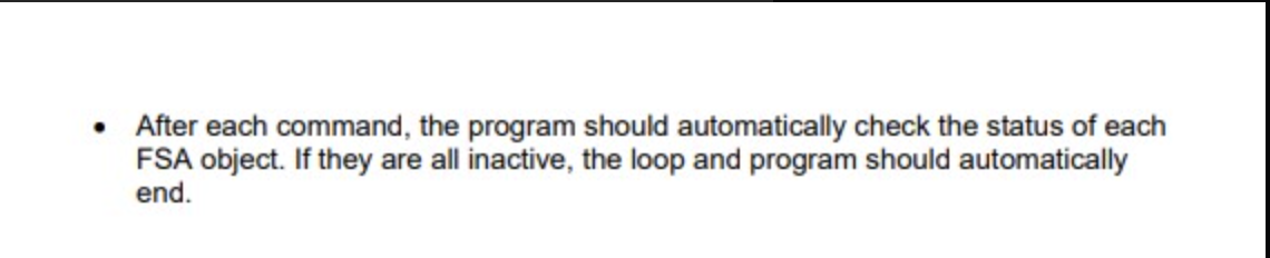 Assignment 7 B: Multiple Finite State Automata. | Chegg.com
