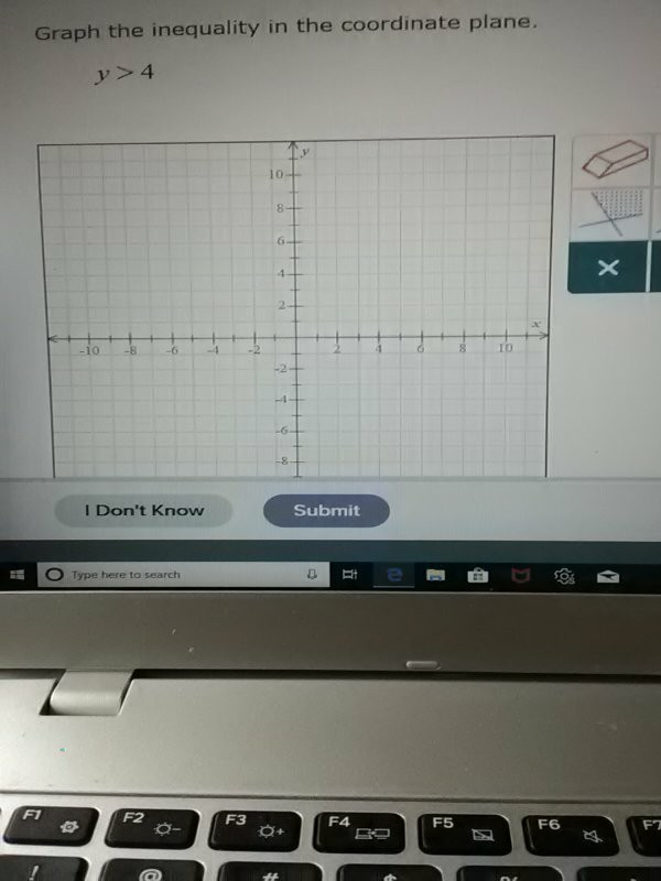 Solved Graph the inequality in the coordinate plane. 10 8 10 | Chegg.com