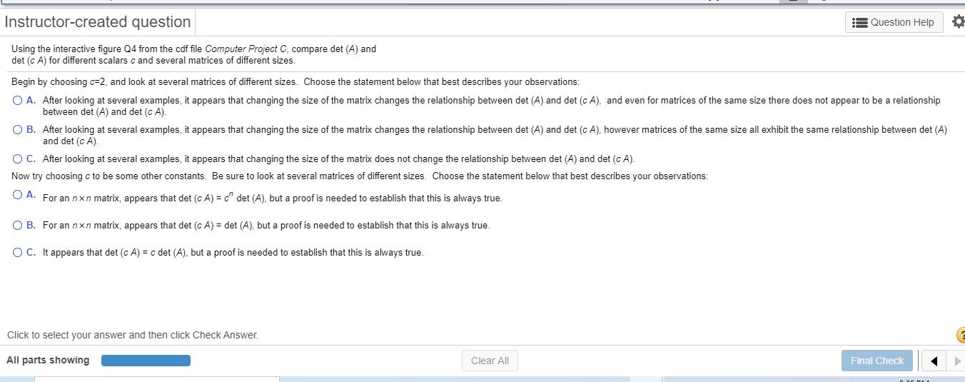 Solved Instructor-created question Question Help 0 Using the | Chegg.com