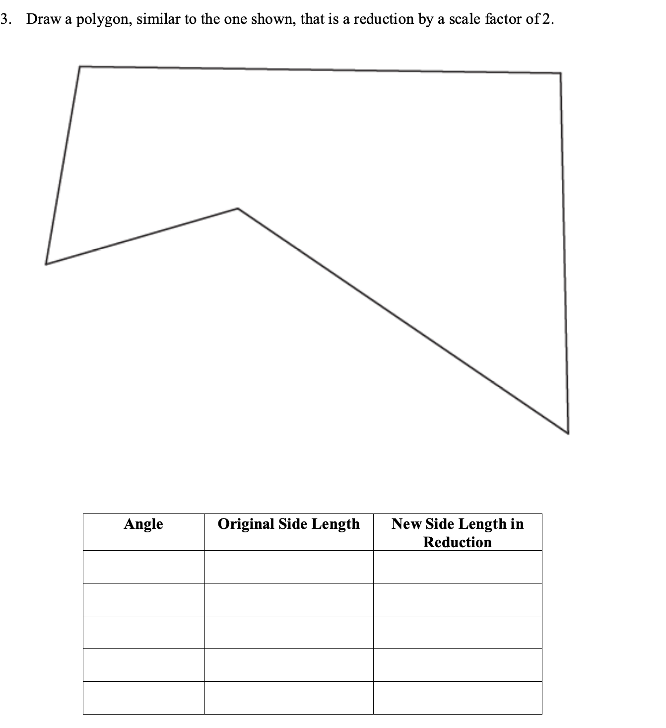 Solved Draw a polygon, similar to the one shown, that is a | Chegg.com