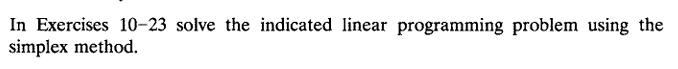 Solved In Exercises 10−23 solve the indicated linear | Chegg.com