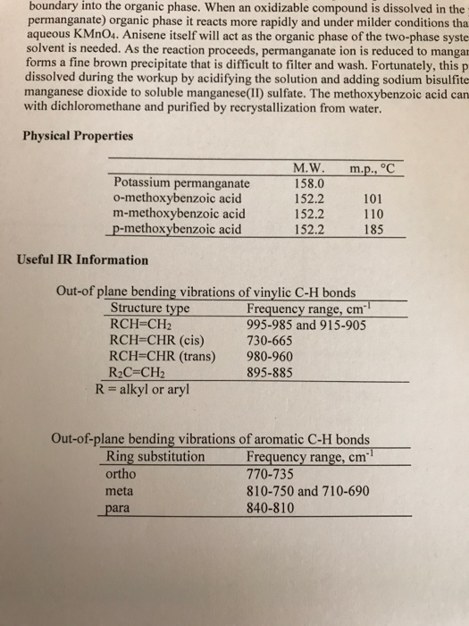Solved find the Compound. -d the structure Experiment 12: | Chegg.com