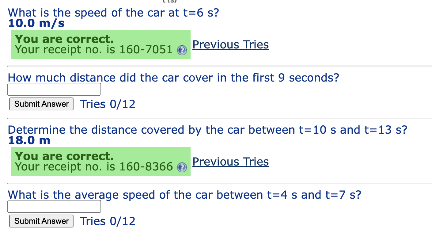 Solved A car is initially at rest on a straight road. The | Chegg.com