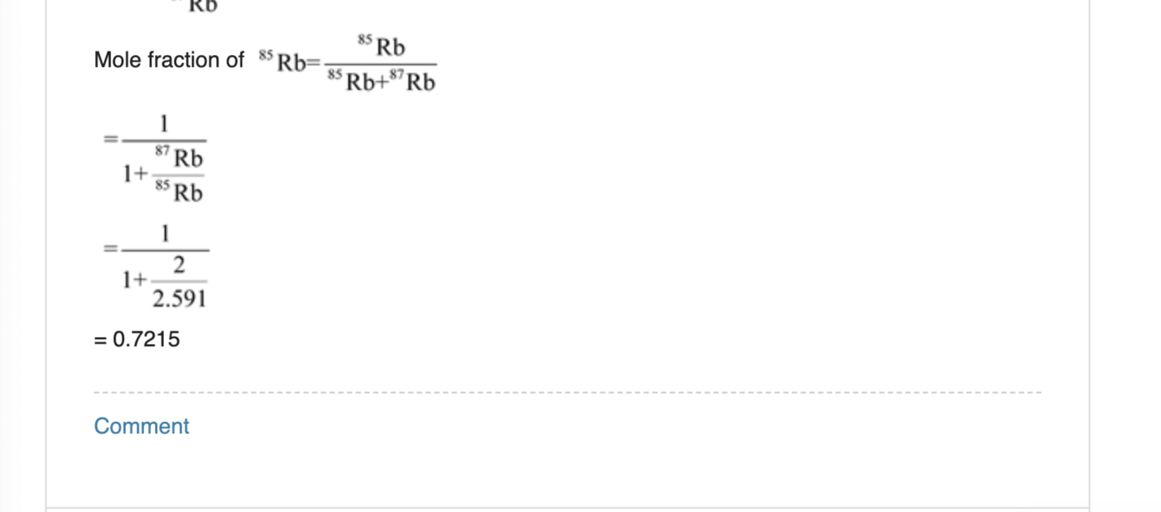 Solved Natural rubidium has the average mass of 85.4678 u | Chegg.com