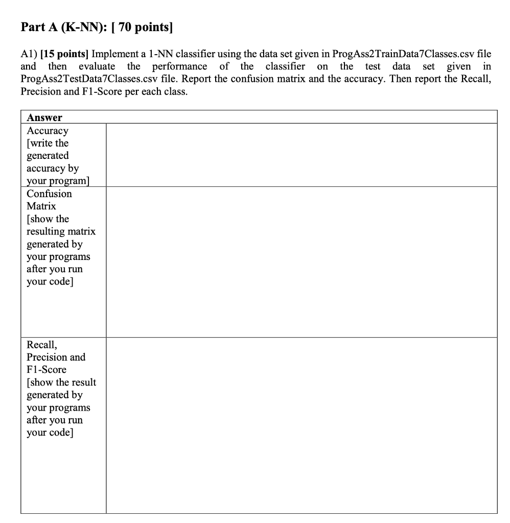Solved Please solve part A, I can't post the data here just | Chegg.com