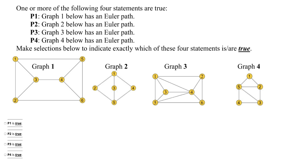 Solved One or more of the following four statements are | Chegg.com