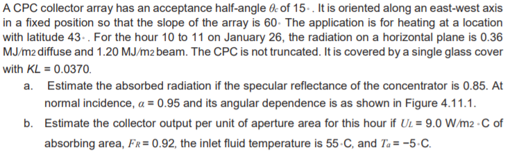 1.0 al vs incidence angle 0.8 0.6 (0/0) 0.4 0.2 .0 0 | Chegg.com