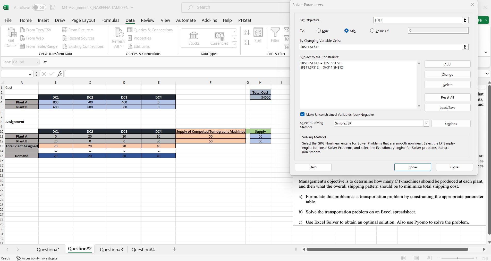 PLEASE DO AS SOON AS POSSIBLE IN EXCEL, PLEASE DO NOT | Chegg.com