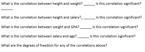 Solved SPSS Module 4: Correlation (Instruction and | Chegg.com