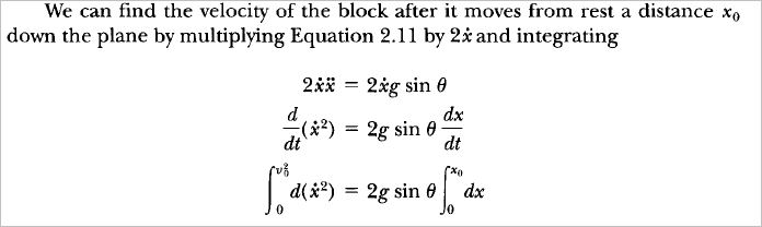 Solved We can find the velocity of the block after it moves | Chegg.com