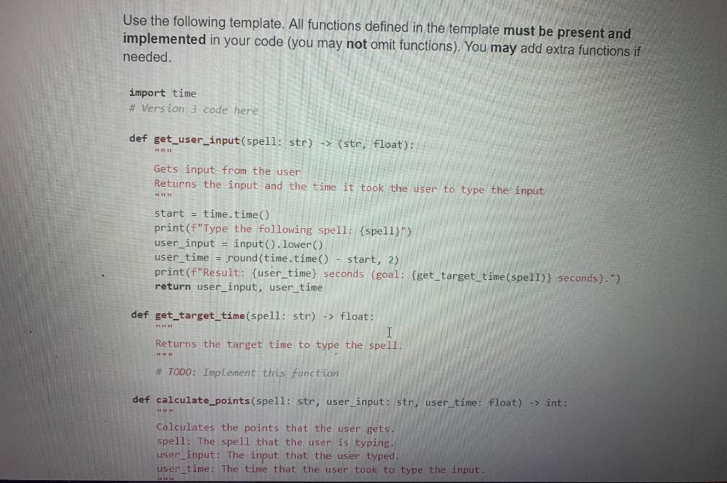 Solved Finally, it's time to make your typing trainer real. | Chegg.com