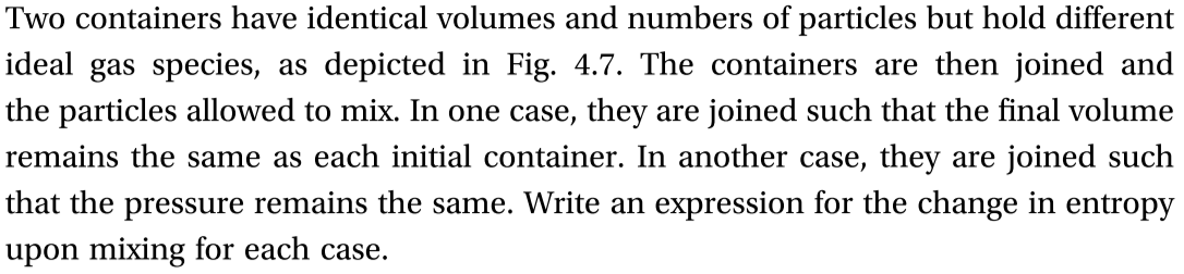 Solved Two containers have identical volumes and numbers of | Chegg.com