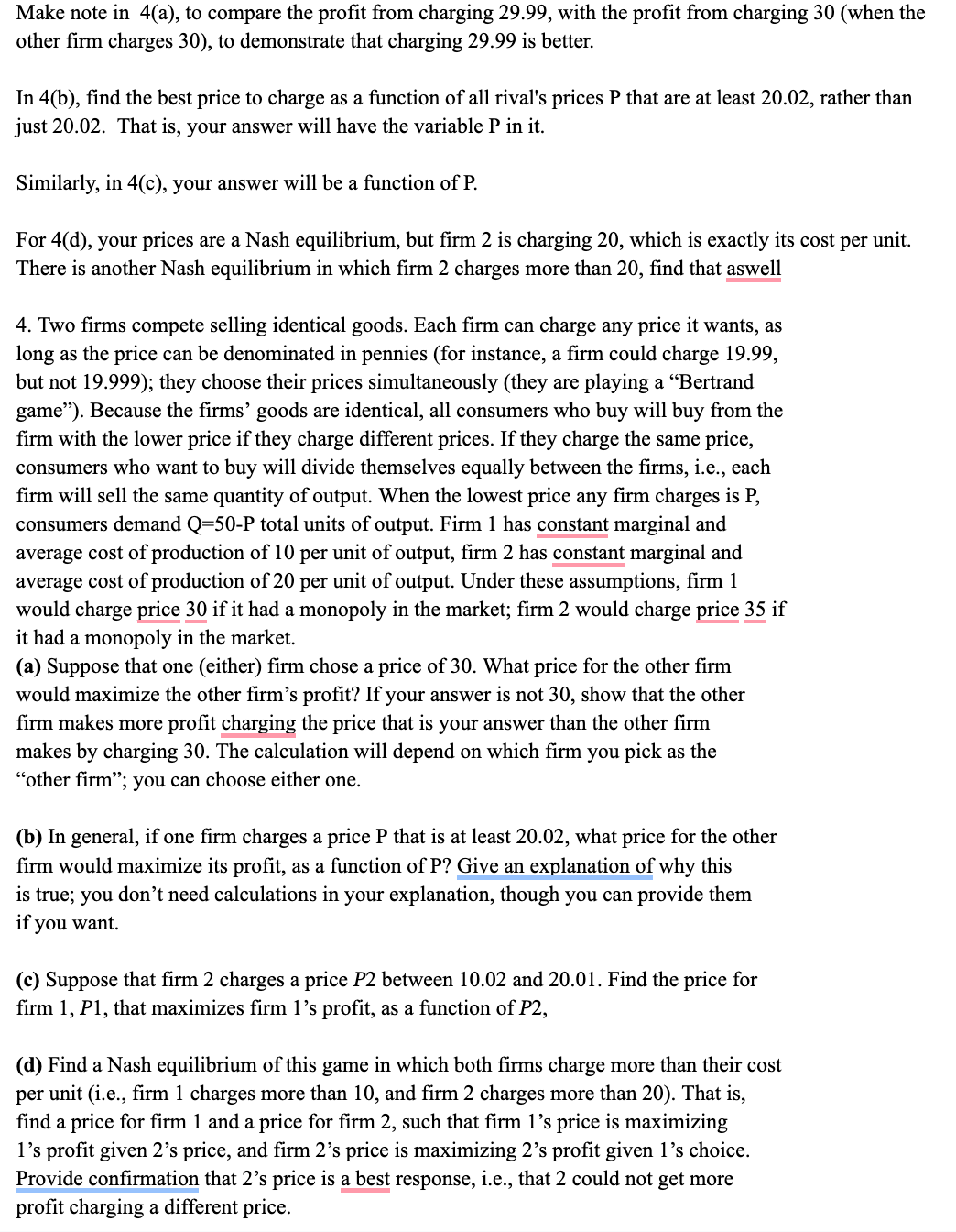 Solved Please show all work for all parts | Chegg.com