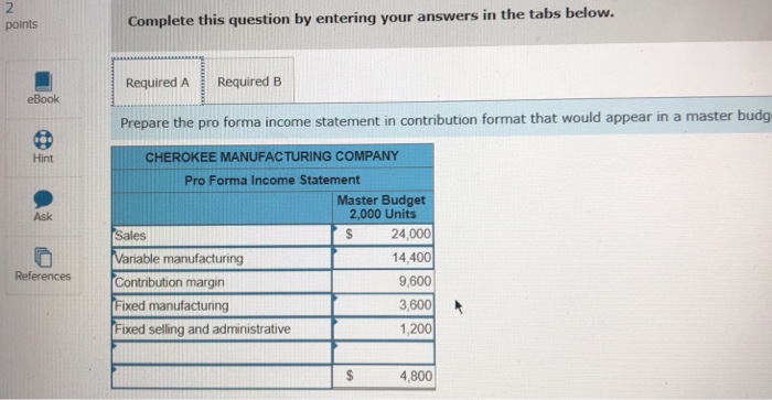 Solved Exercise 8-1A Preparing master and flexible budgets | Chegg.com Solved Exercise 8-1A Preparing master and flexible budgets | Chegg.com