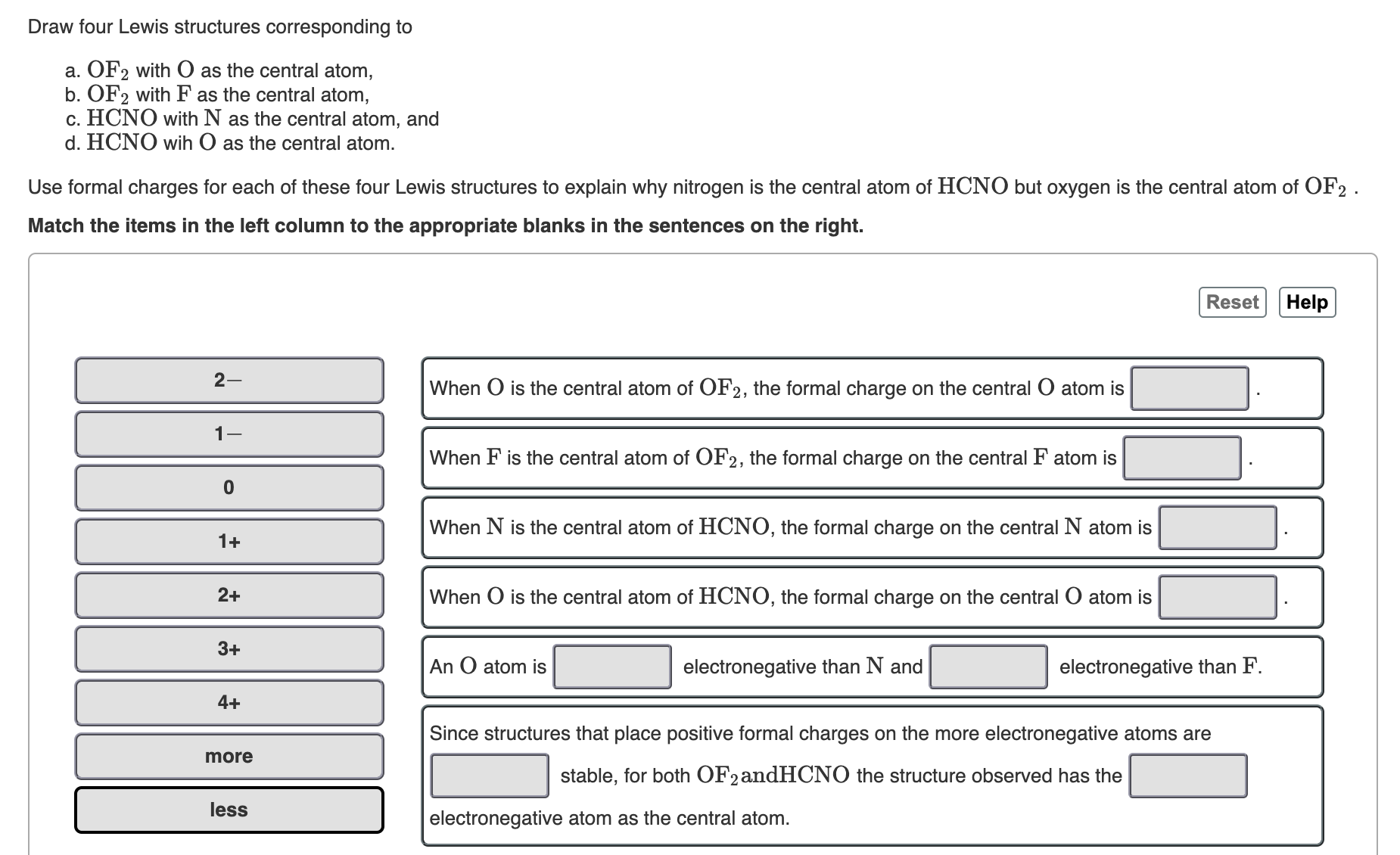 Solved Draw four Lewis structures corresponding to a. OF2 | Chegg.com