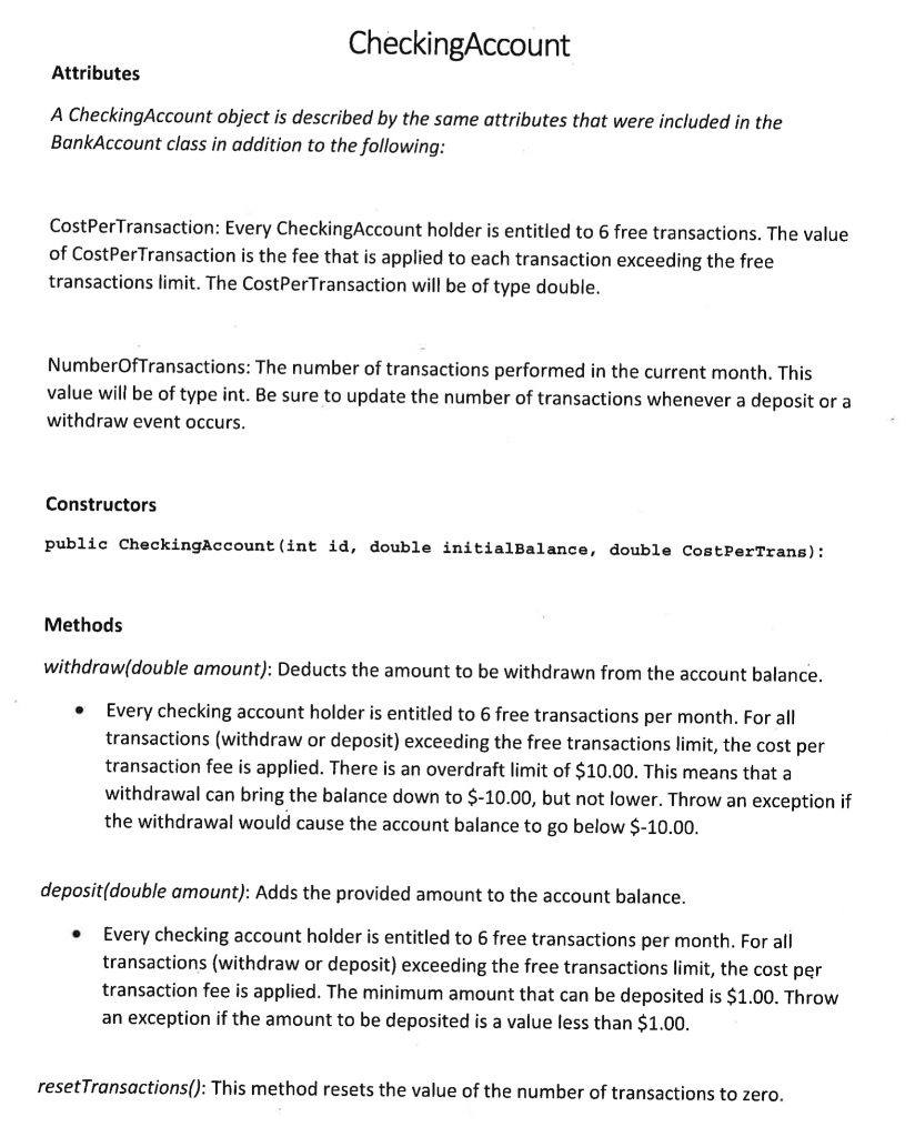 Solved Section 1: Object Oriented Design (40 marks) You will | Chegg.com