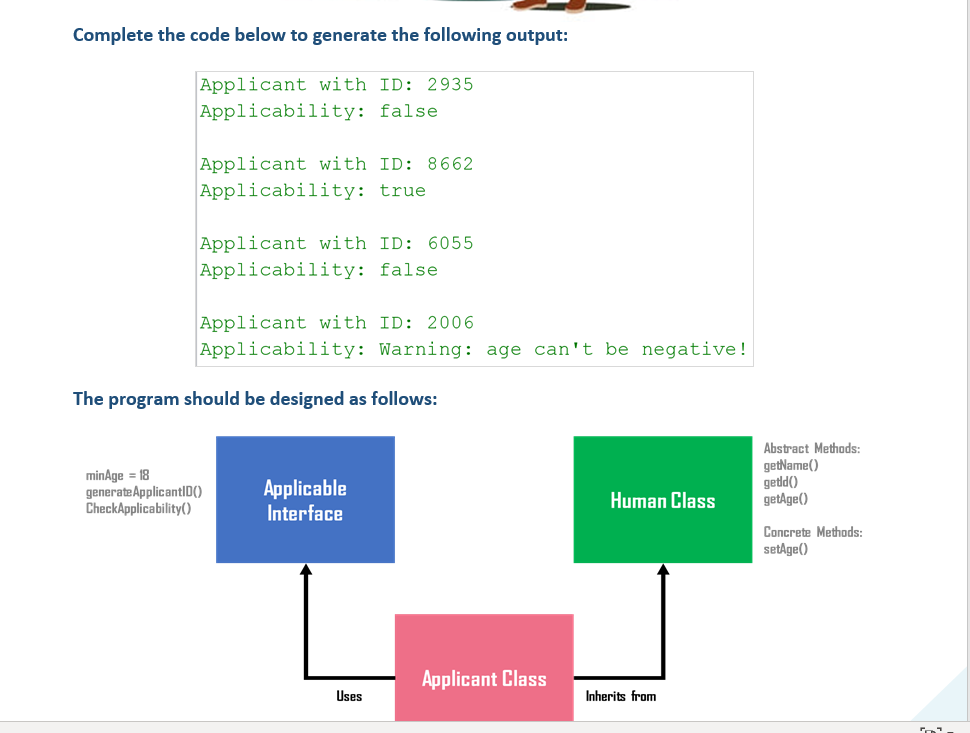 Solved Complete the code below to generate the following | Chegg.com