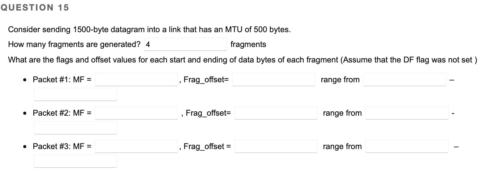 Solved Consider sending 1500-byte datagram into a link that | Chegg.com