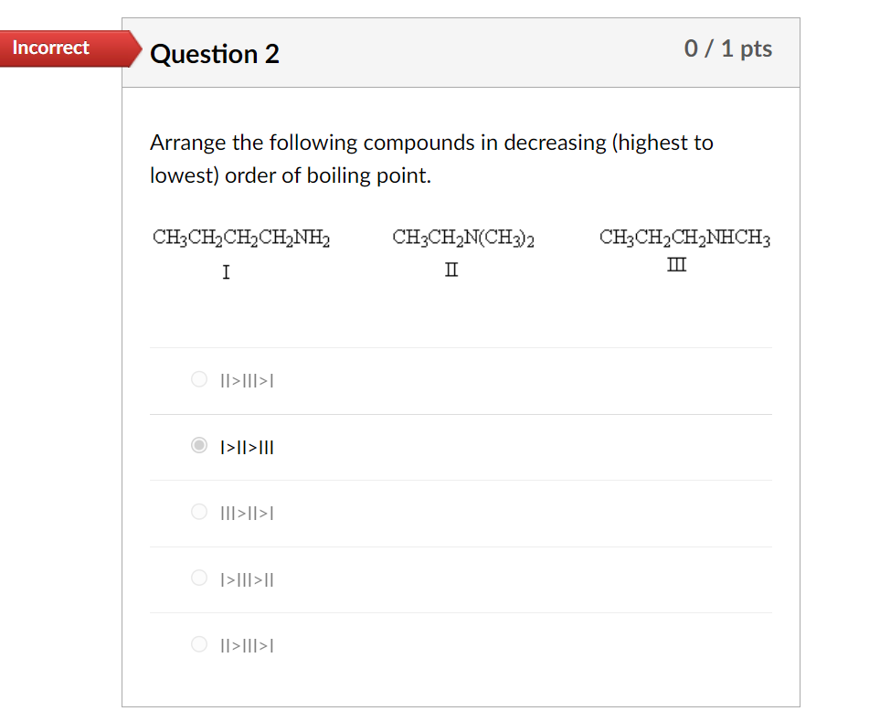 Solved Arrange the following compounds in decreasing | Chegg.com