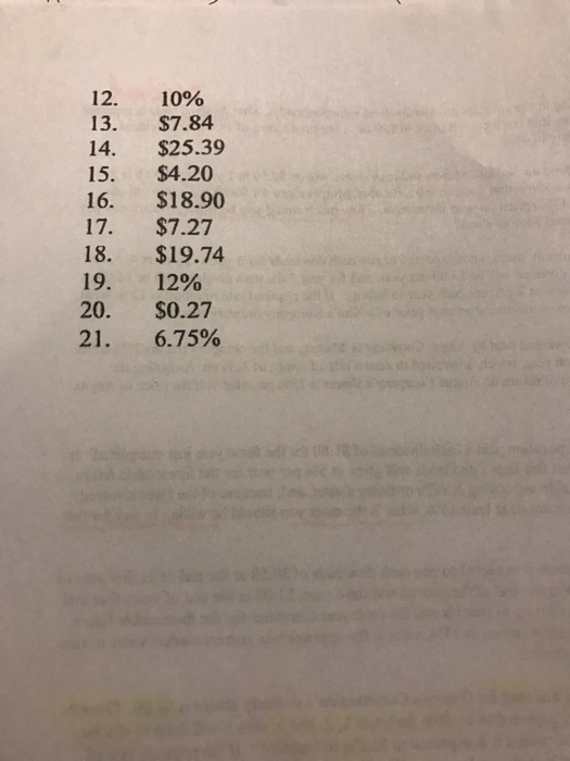 Solved Please help me question 14,15,17 thank you | Chegg.com