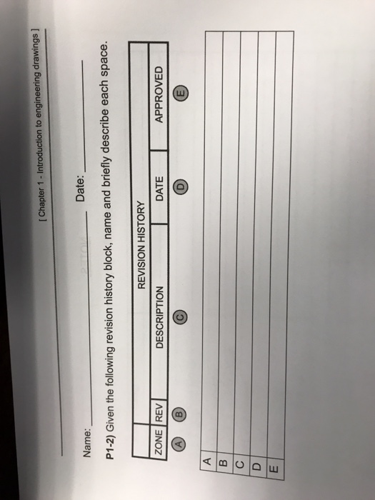 Solved [ Chapter 1-Introduction to engineering drawings] | Chegg.com