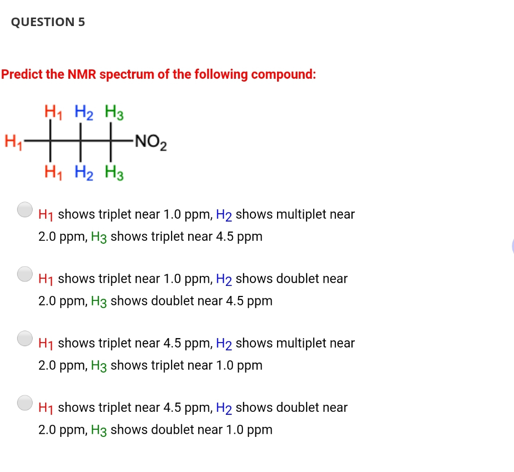 Solved QUESTION 3 If a CH3 proton appears in NMR | Chegg.com