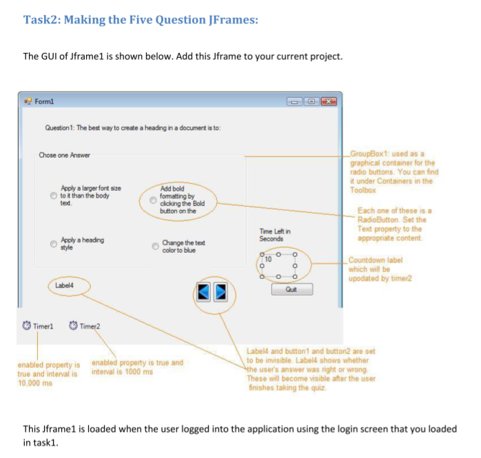 Solved In this assignment you will make a timed quiz | Chegg.com