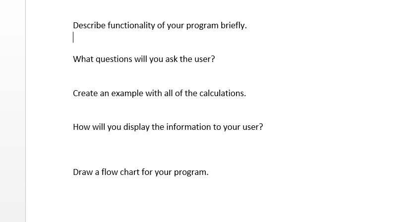 Solved Describe functionality of your program briefly. What | Chegg.com