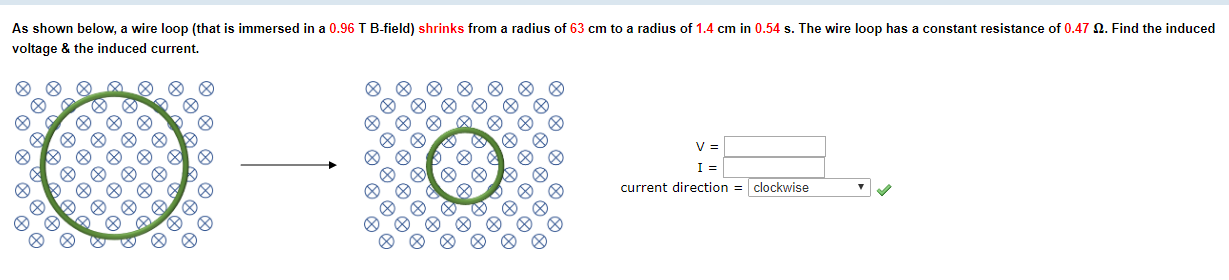 Solved As shown below, a wire loop (that is immersed in a | Chegg.com