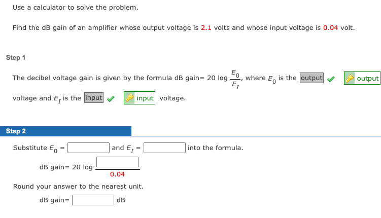 Solved Use a calculator to solve the problem. Find the dB | Chegg.com