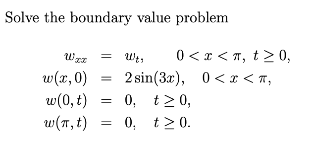 Solved Solve the boundary value | Chegg.com