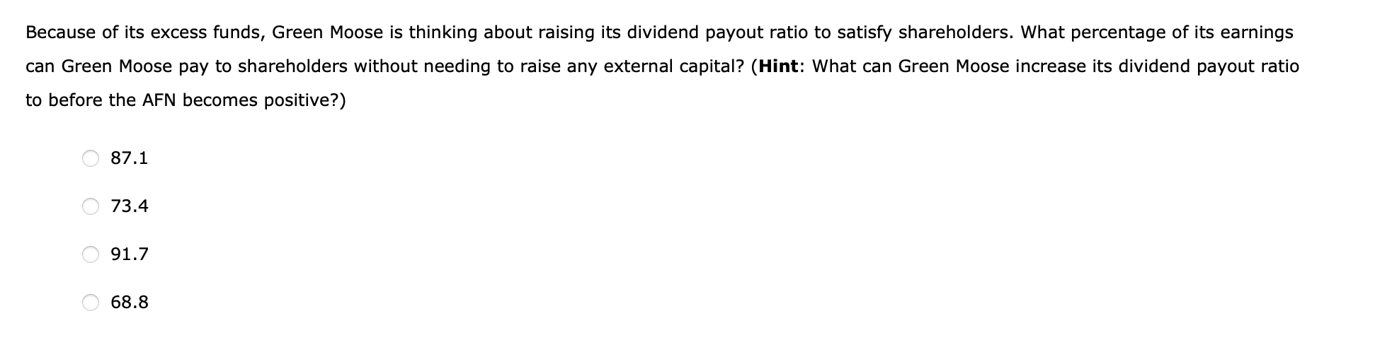 Solved 4. More on the Additional Funds Needed (AFN) equation | Chegg.com