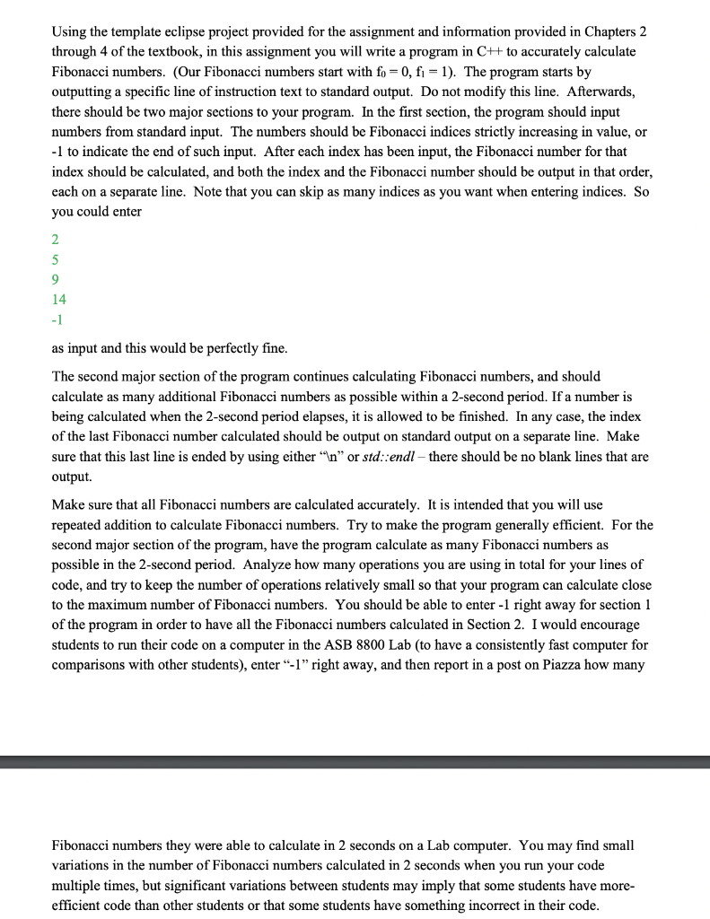 Solved Using the template eclipse project provided for the | Chegg.com