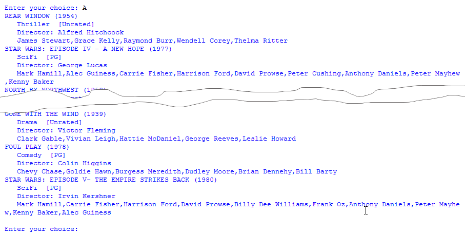 Solved Create a Python program that reads movie data from a | Chegg.com