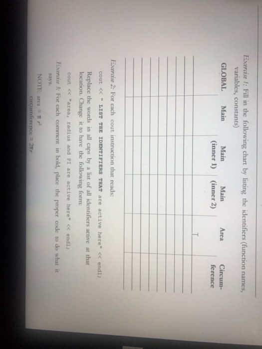 Solved Retrieve program scope.cpp from the Lab 6.2 folder. | Chegg.com