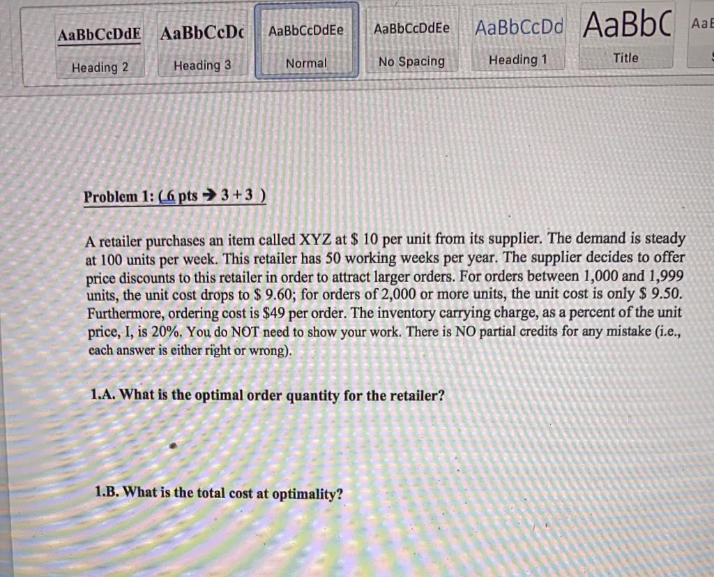 Solved AaBbCcDdE AaBbCcDc AaBbCcDdEe AaBbCcDdEe AaBbCcDd | Chegg.com