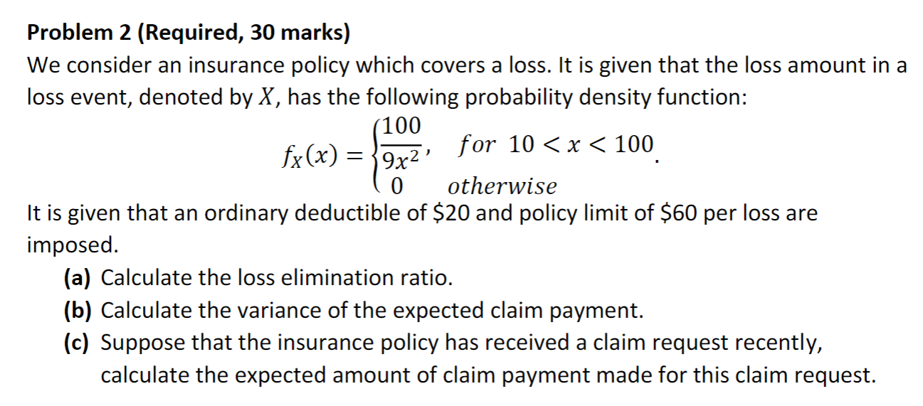 Solved Problem 2 (Required, 30 marks) We consider an | Chegg.com