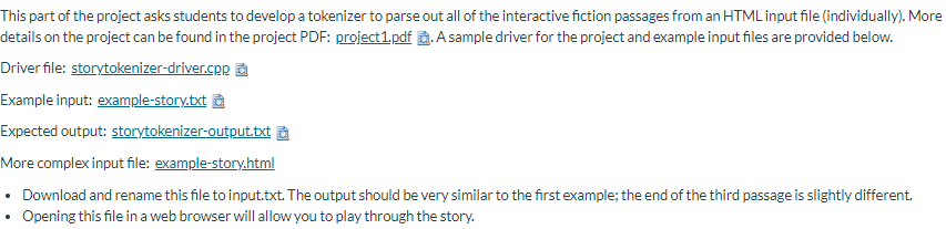 C++ storytokenizer-driver.cpp: #include | Chegg.com