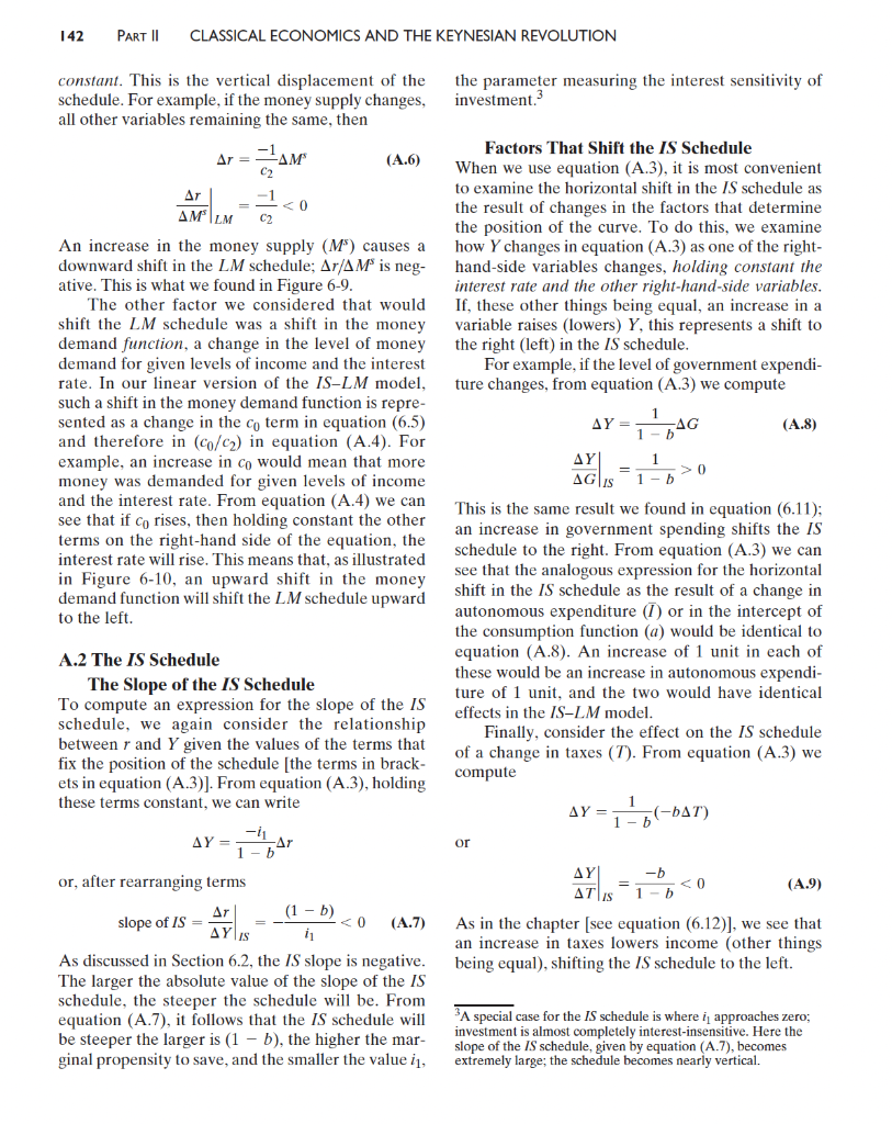 Follow The Derivation Of The Is And Lm Curves In The 