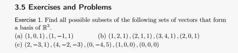 Solved 3.5 Exercises and Problems Exercise 1. Find all | Chegg.com
